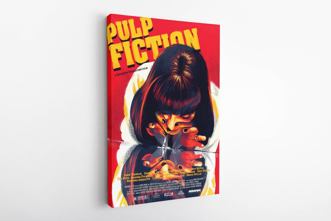 Pulp Fiction Poster, Pulp Fiction Print, Pulp Fiction, Retro Modern ...