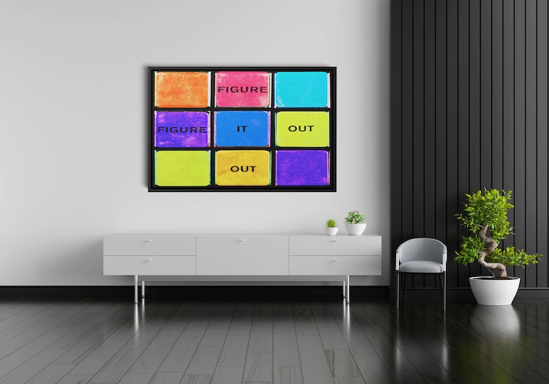 Rubiks Cube Poster or Canvas Wall Art Rubiks Cube Lover Gift - Etsy
