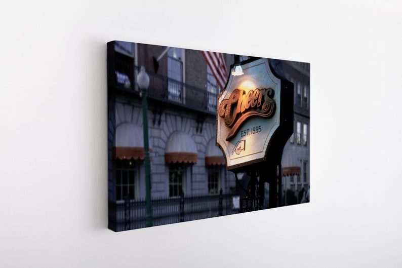 Cheers Bar Sign Boston Photography Cheers TV Show Cheers - Etsy