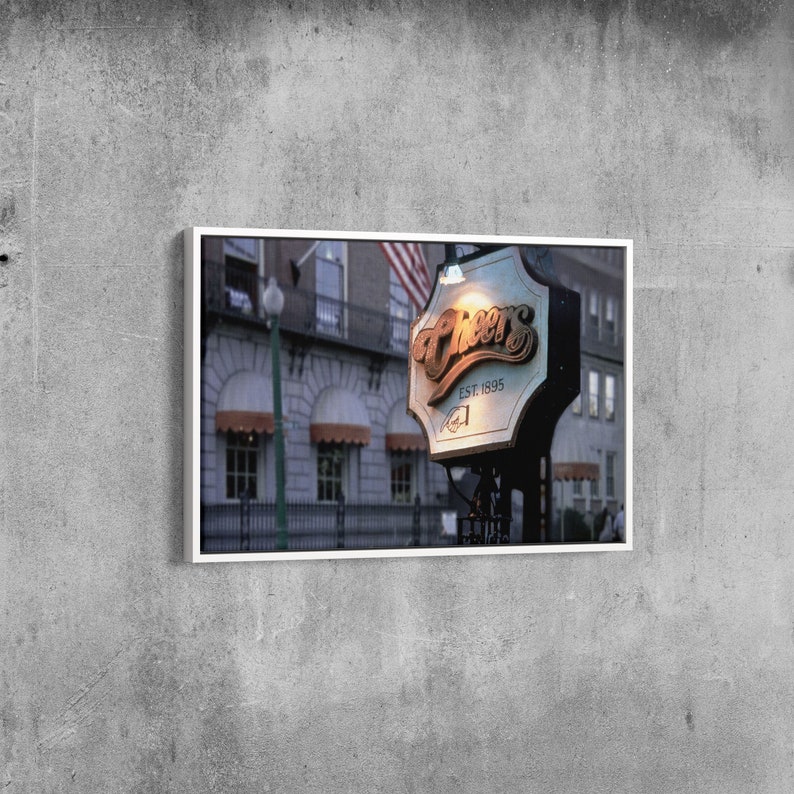 Cheers Bar Sign Boston Photography Cheers TV Show Cheers - Etsy
