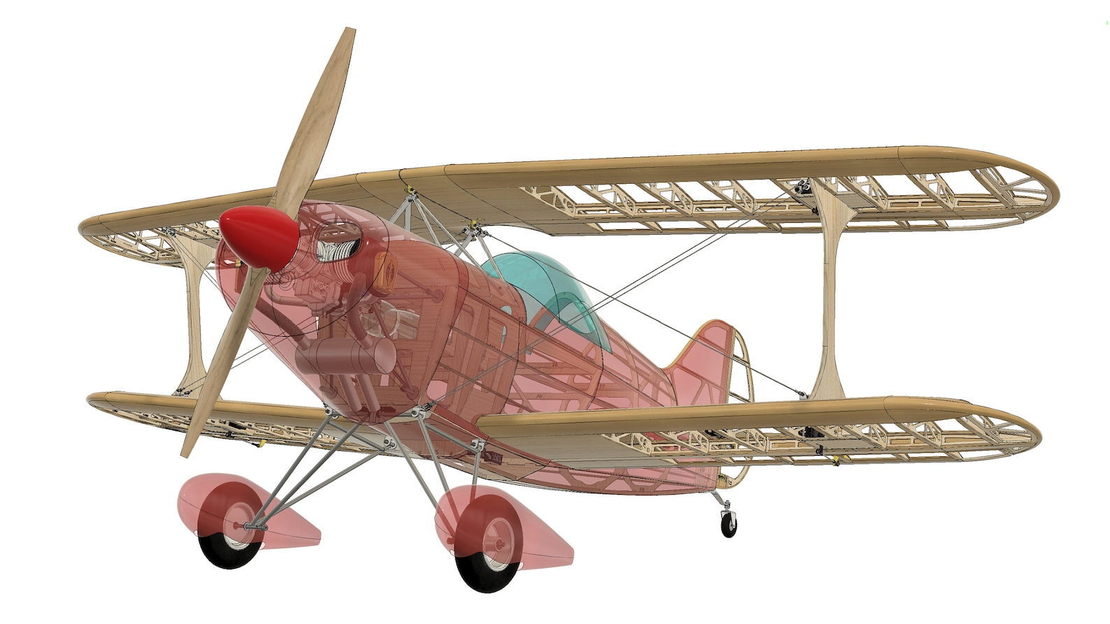 Pitts Special S-1S - R/C Model CAD Plan in Fusion 360 - Etsy