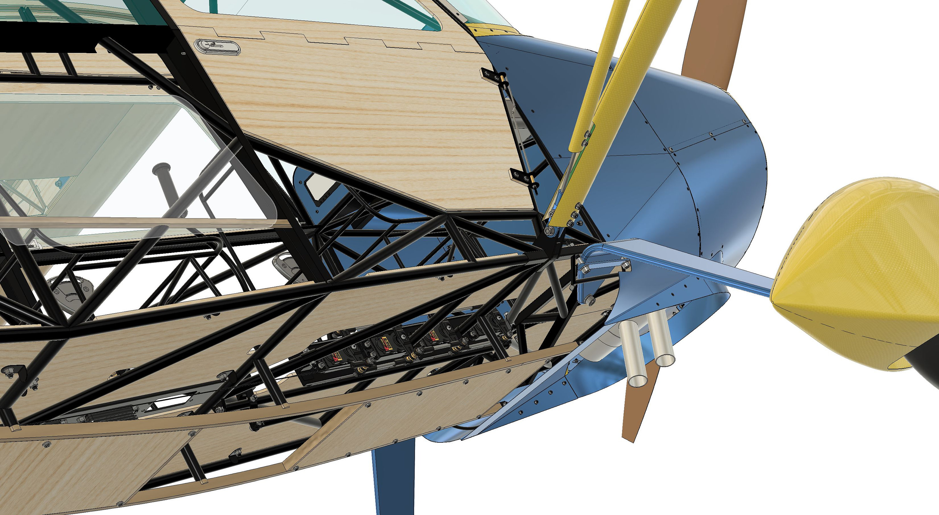 Bellanca Xtreme Decathlon - R/C Model CAD Plan in Fusion 360 - Etsy