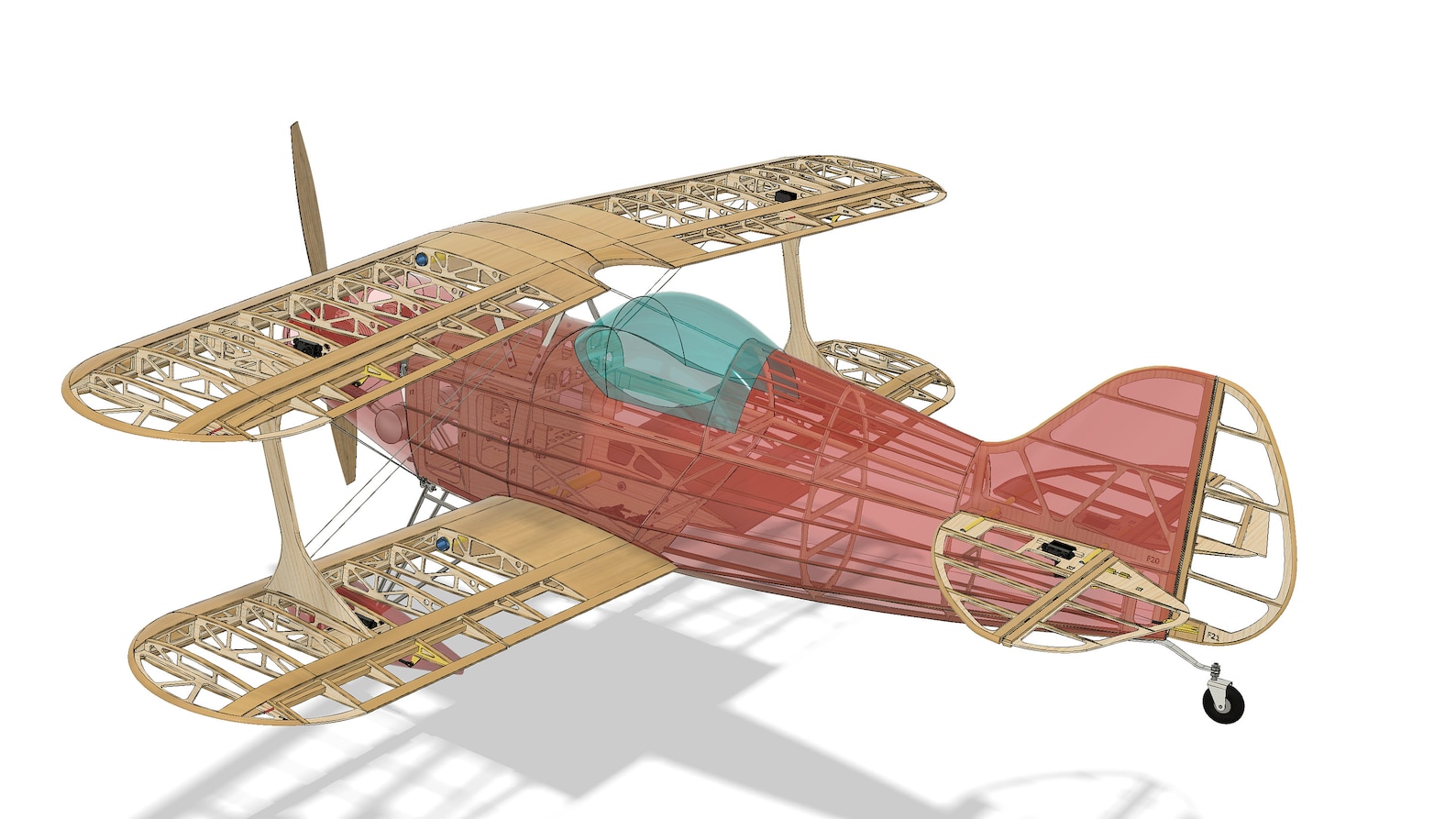 Pitts Special S-1S - R/C Model CAD Plan in Fusion 360 - Etsy