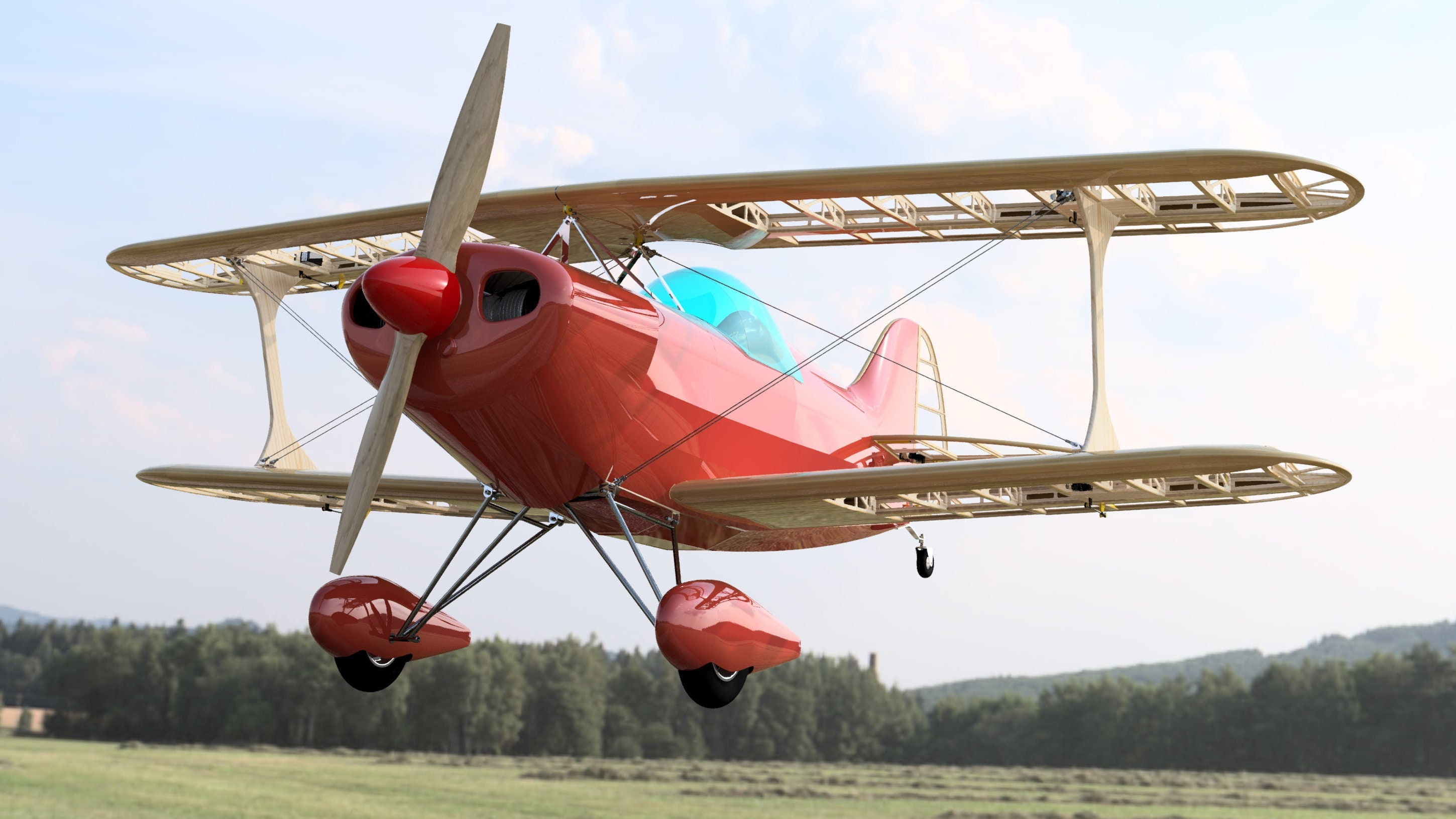 Pitts Special S-1S - R/C Model CAD Plan in Fusion 360 - Etsy