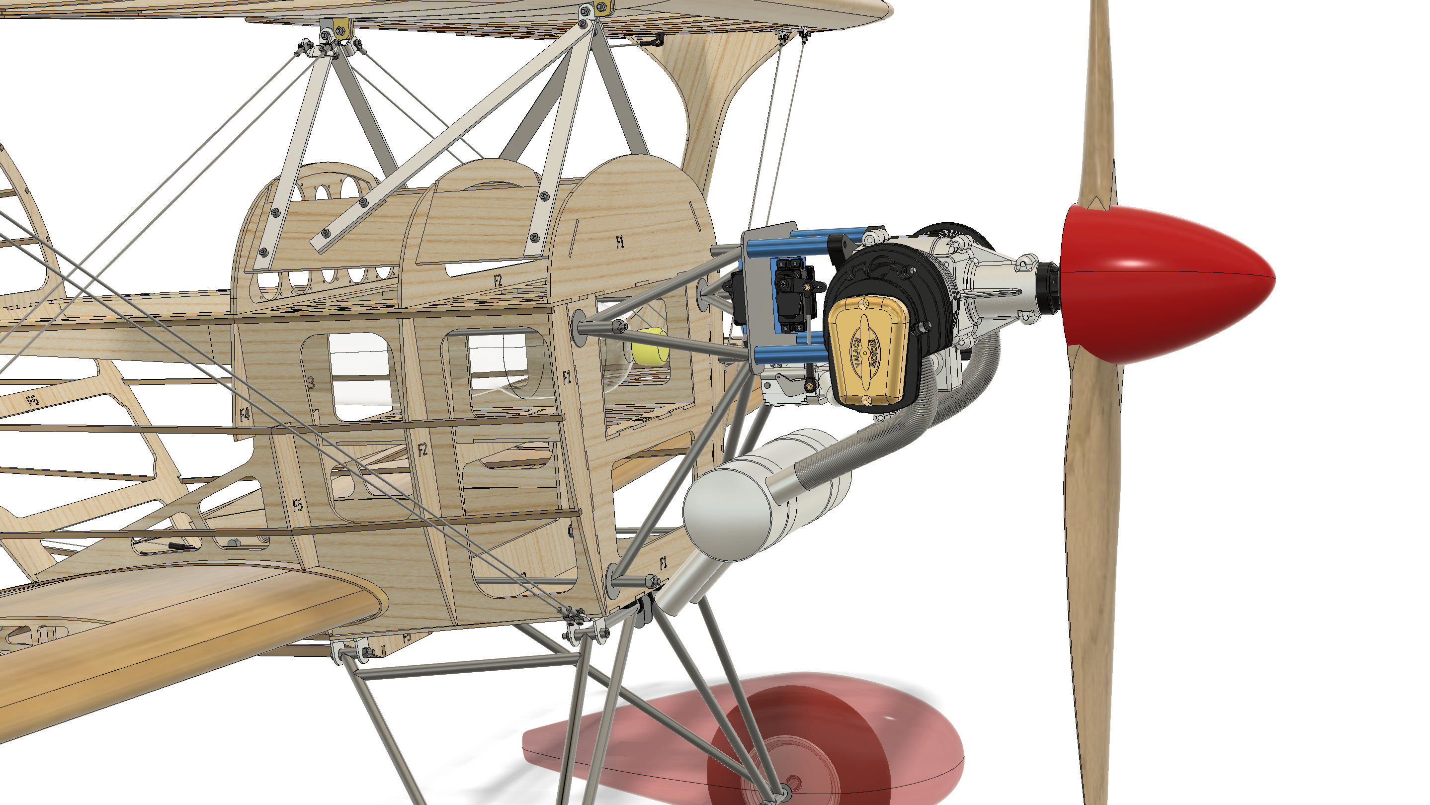 Pitts Special S-1S - R/C Model CAD Plan in Fusion 360 - Etsy