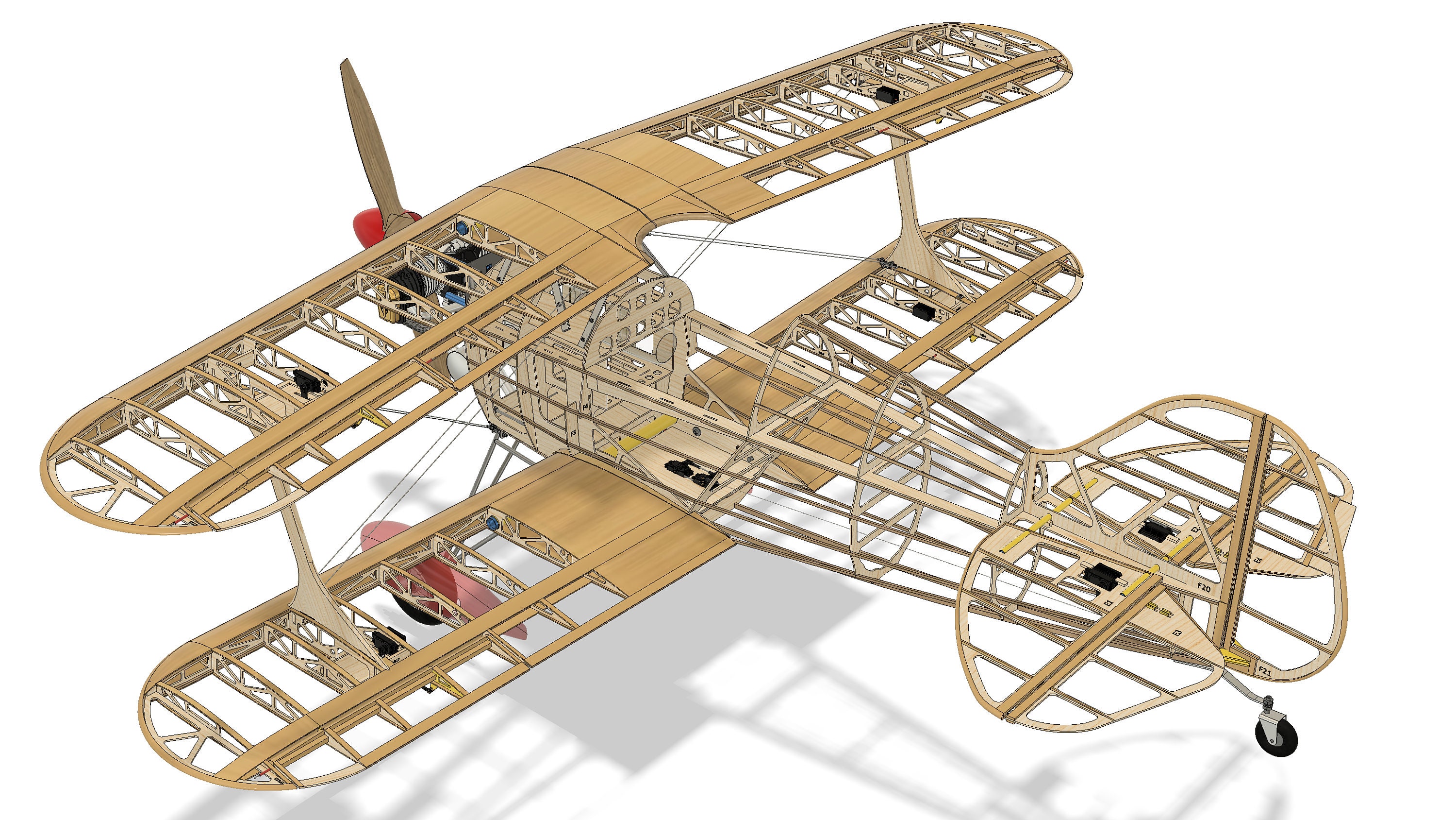Pitts Special S-1S - R/C Model CAD Plan in Fusion 360 - Etsy