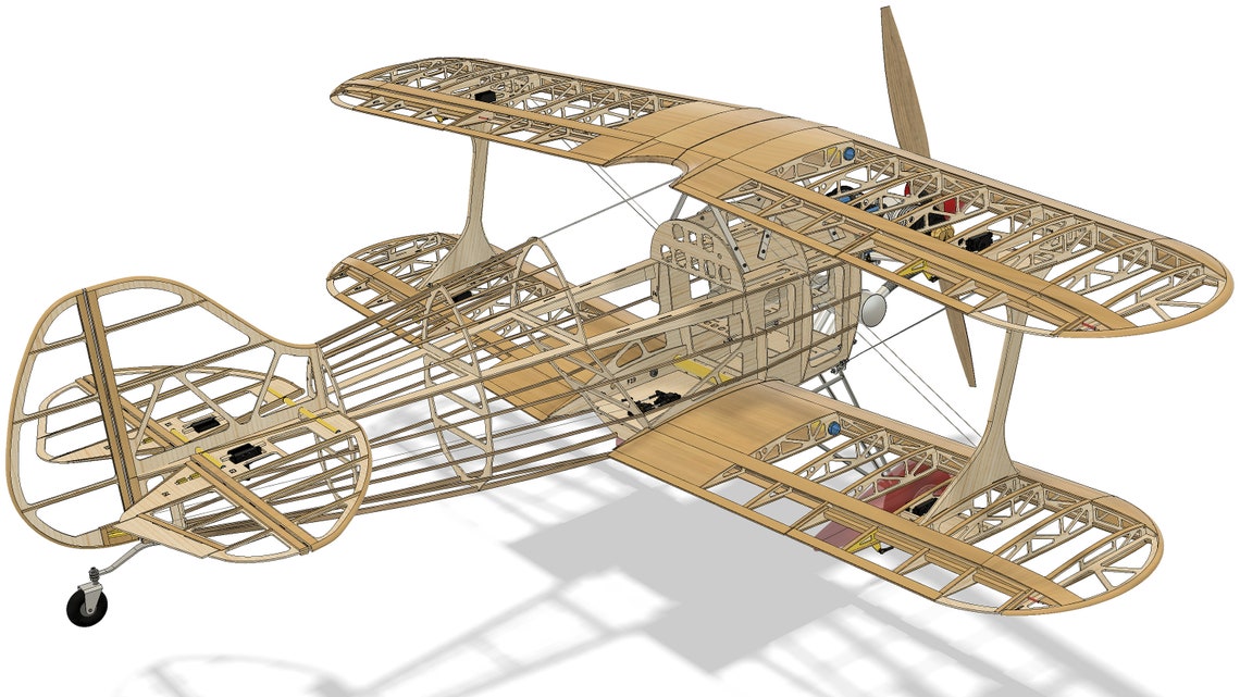 Pitts Special S-1S - R/C Model CAD Plan in Fusion 360 - Etsy