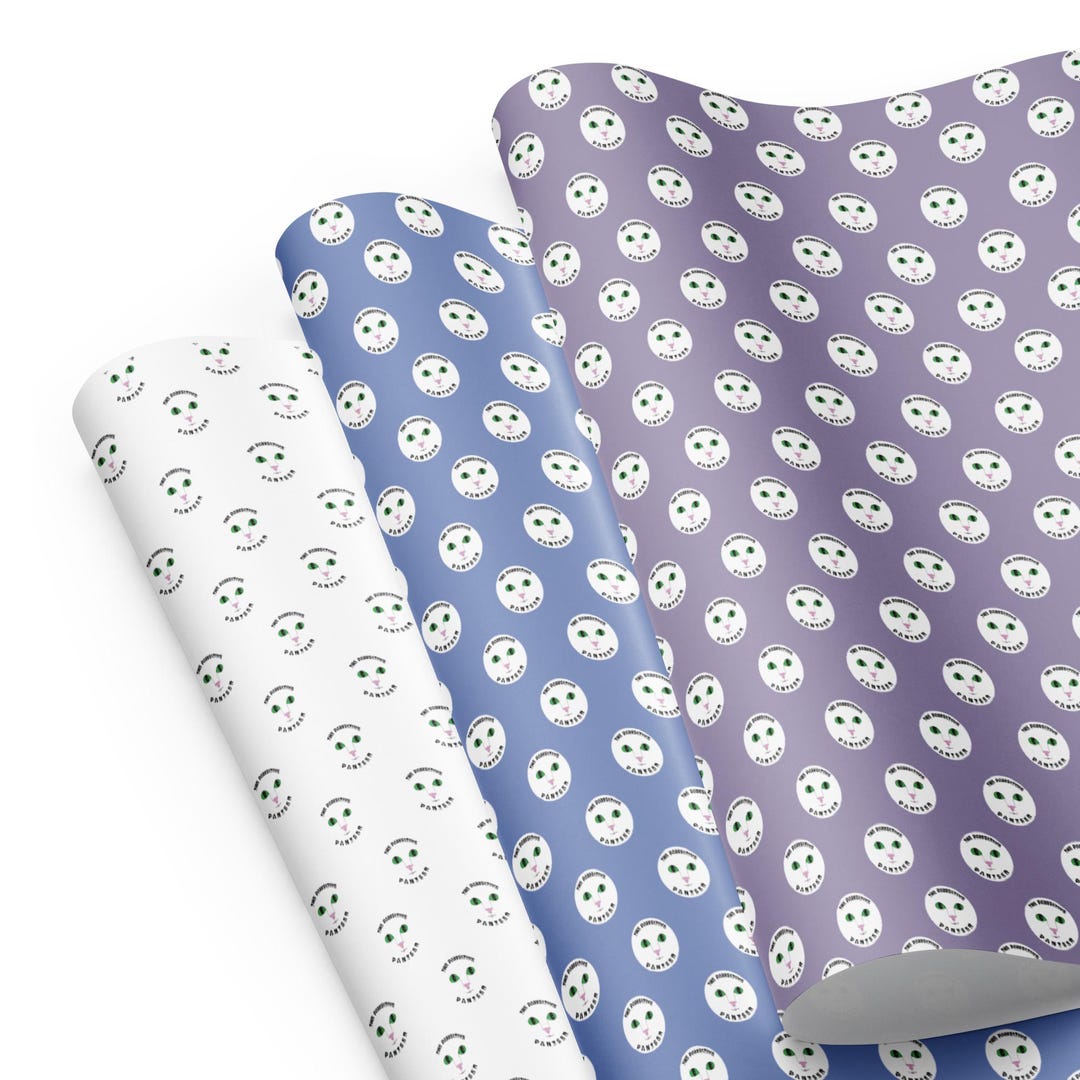 The Paws-itive Pantser Gift Wrap - Blueberry Latte, Vanilla Sweet Cream ...