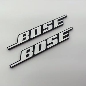 4pcs Bose Sound System Logo Speaker Logo Car Door Logo Stickertwitter ...