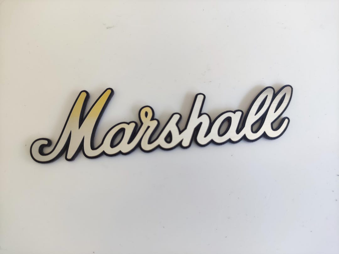 1pcs Marshall Logo You Can Purchase the Marshall Sound System Logo in 2 ...