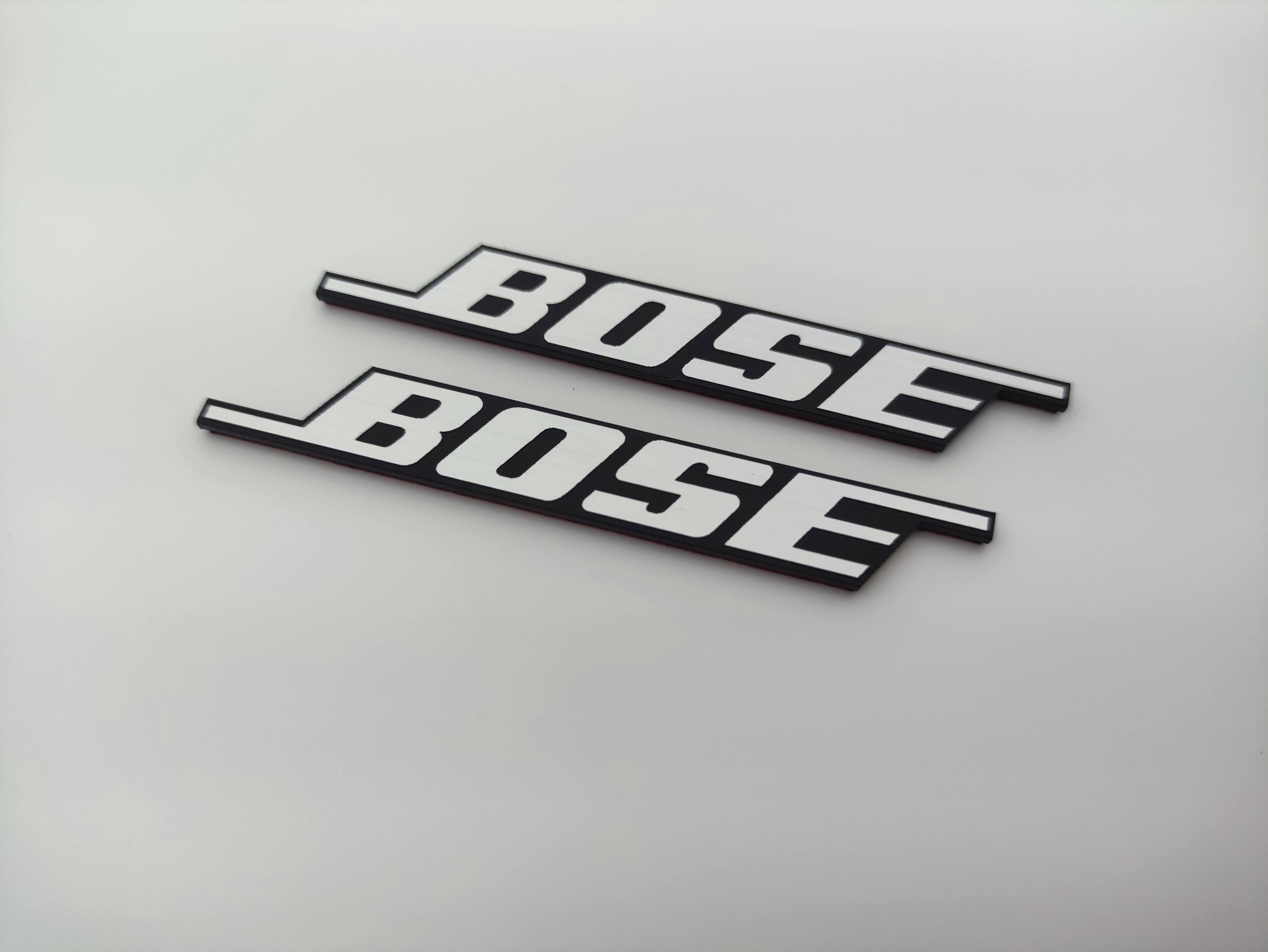 4pcs Bose Sound System Logo Speaker Logo Car Door Logo Stickertwitter ...