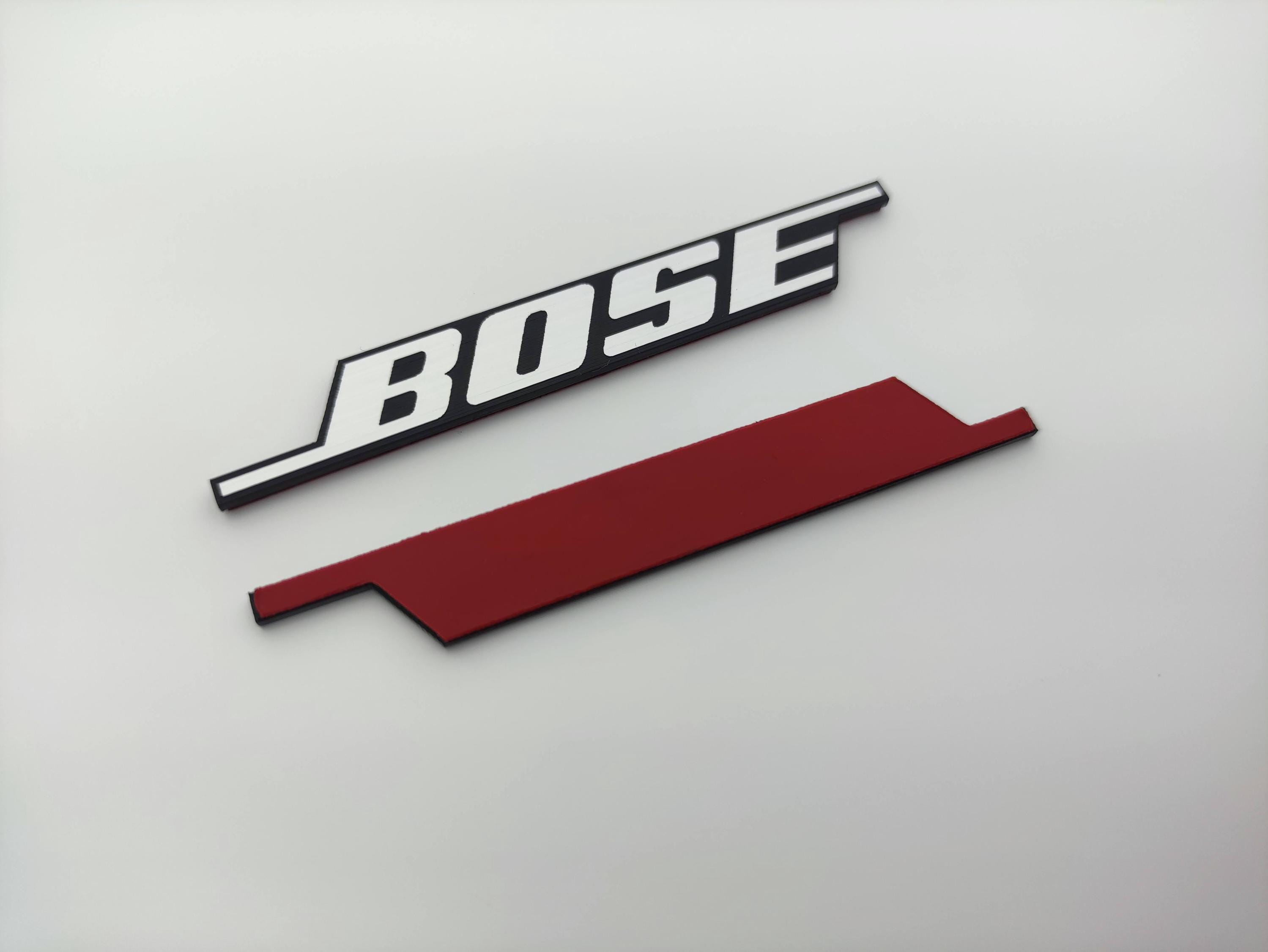 4pcs Bose Sound System Logo Speaker Logo Car Door Logo Stickertwitter ...