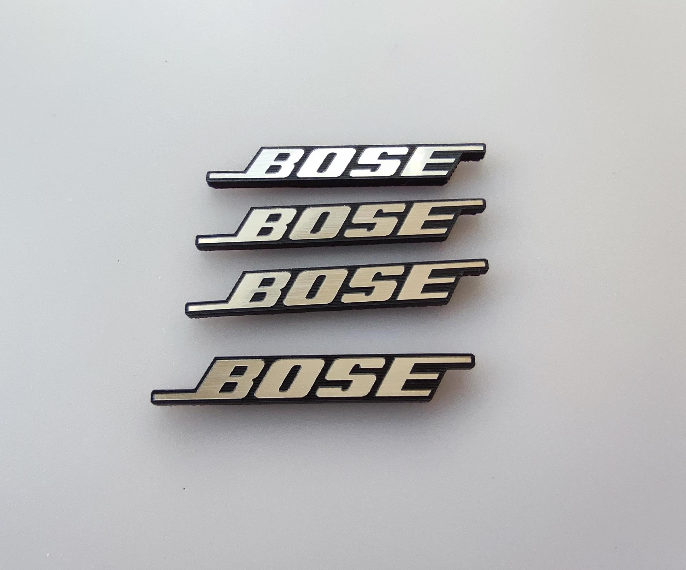 Bose Speaker Logo Emblem Aluminum Sticker Decals 3D Logo BOSE Speaker