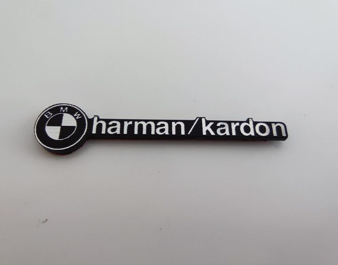 4x BMW Harman Kardon Logo Sticker Self-adhesive, Made of High Quality ...