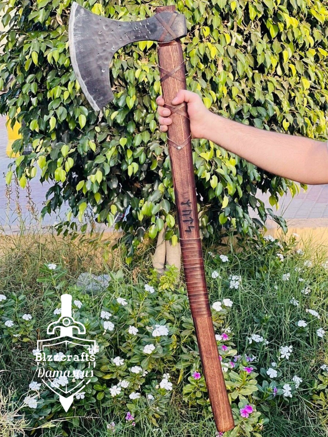 Hand-forged Berserker Viking Axe: Unleash Legendary Power in Your Hands ...