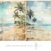 Digital Summer Beach Papers, Coastal Theme Handmade Digis, Ocean Junk ...