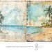 Digital Summer Beach Papers, Coastal Theme Handmade Digis, Ocean Junk ...
