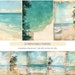 Digital Summer Beach Papers, Coastal Theme Handmade Digis, Ocean Junk ...
