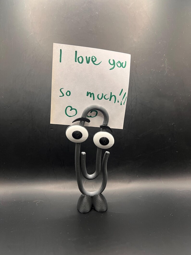 Clippy Note Holder -3D Printed - Etsy