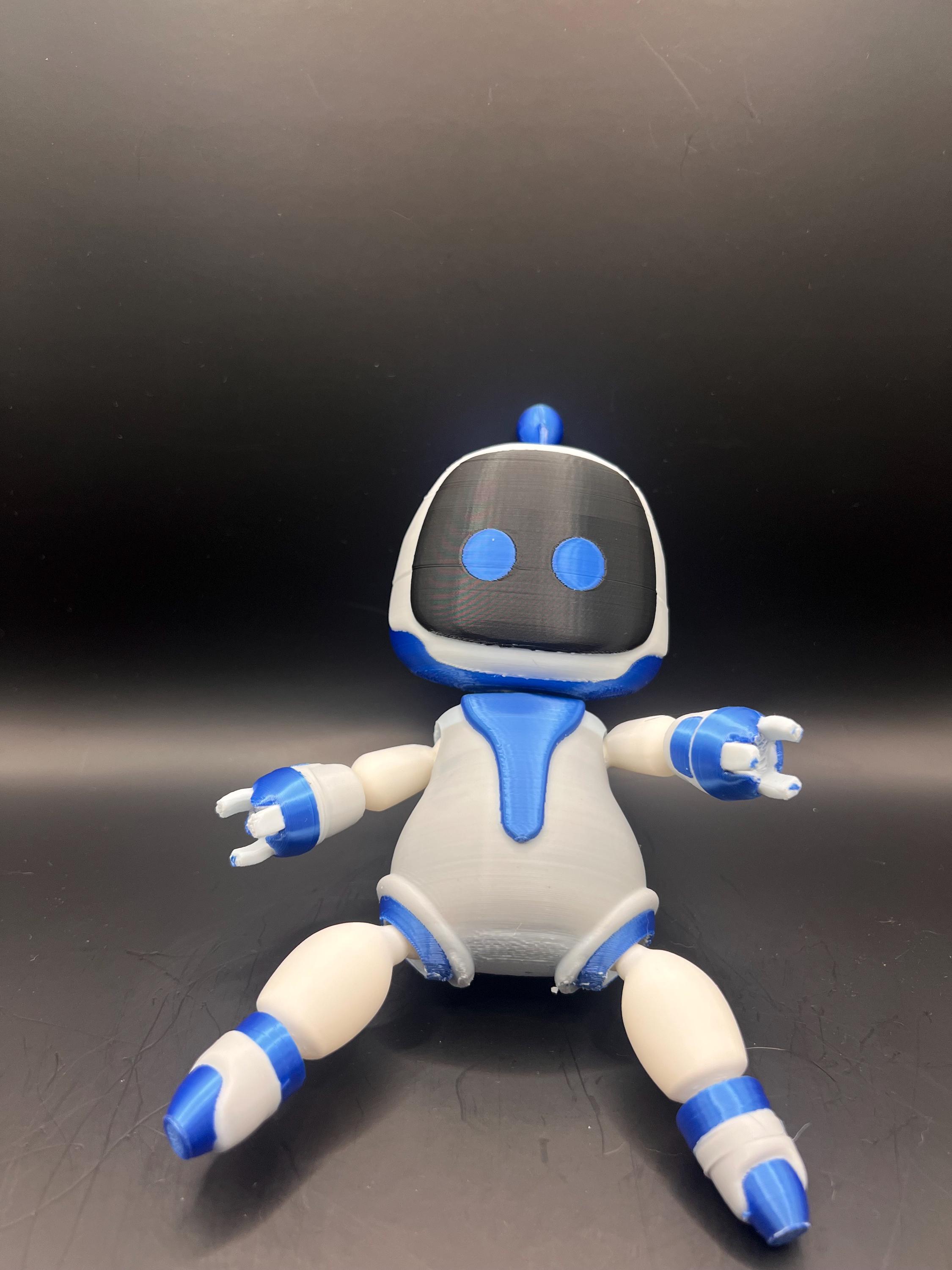 Astro Bot |astro's Playroom Inspired 3D Print Articulated Robot ...
