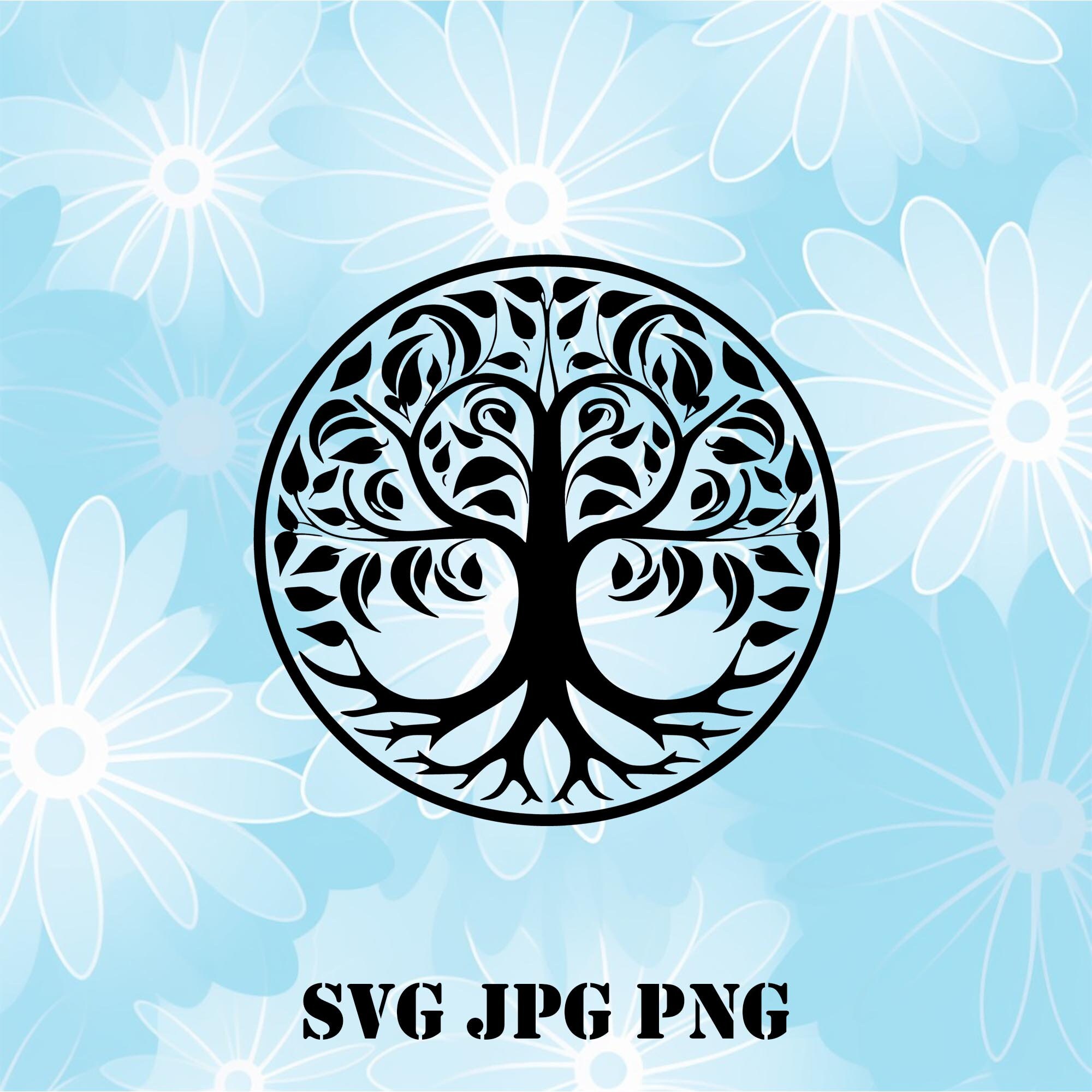 Tree of Life SVG Tree of Life Vector Graphic - Etsy