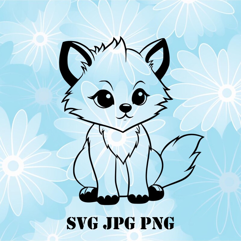 Baby Fox Svg - Etsy