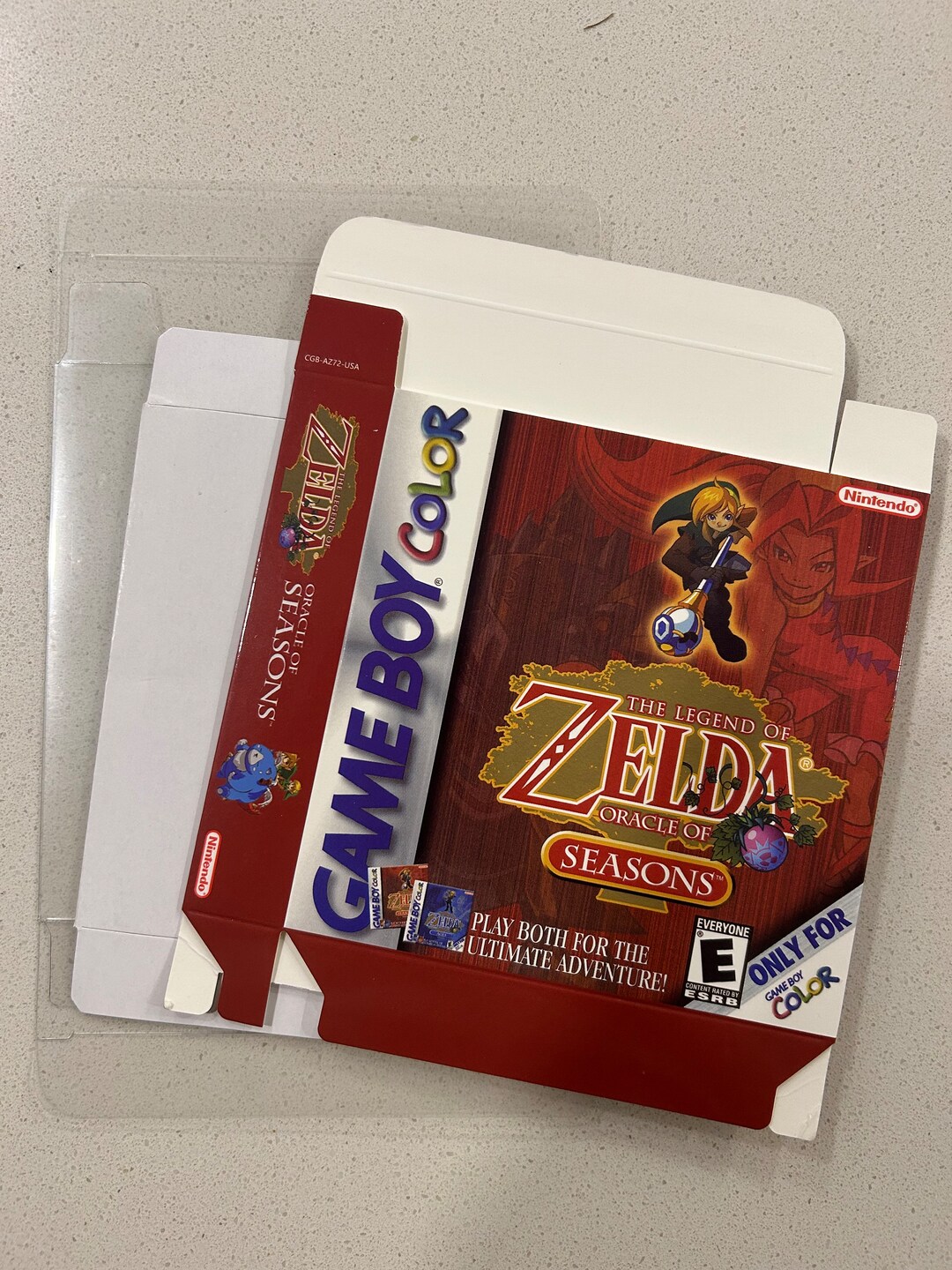 Legend of Zelda Oracle of Seasons nintendo Game Boy Color - Etsy