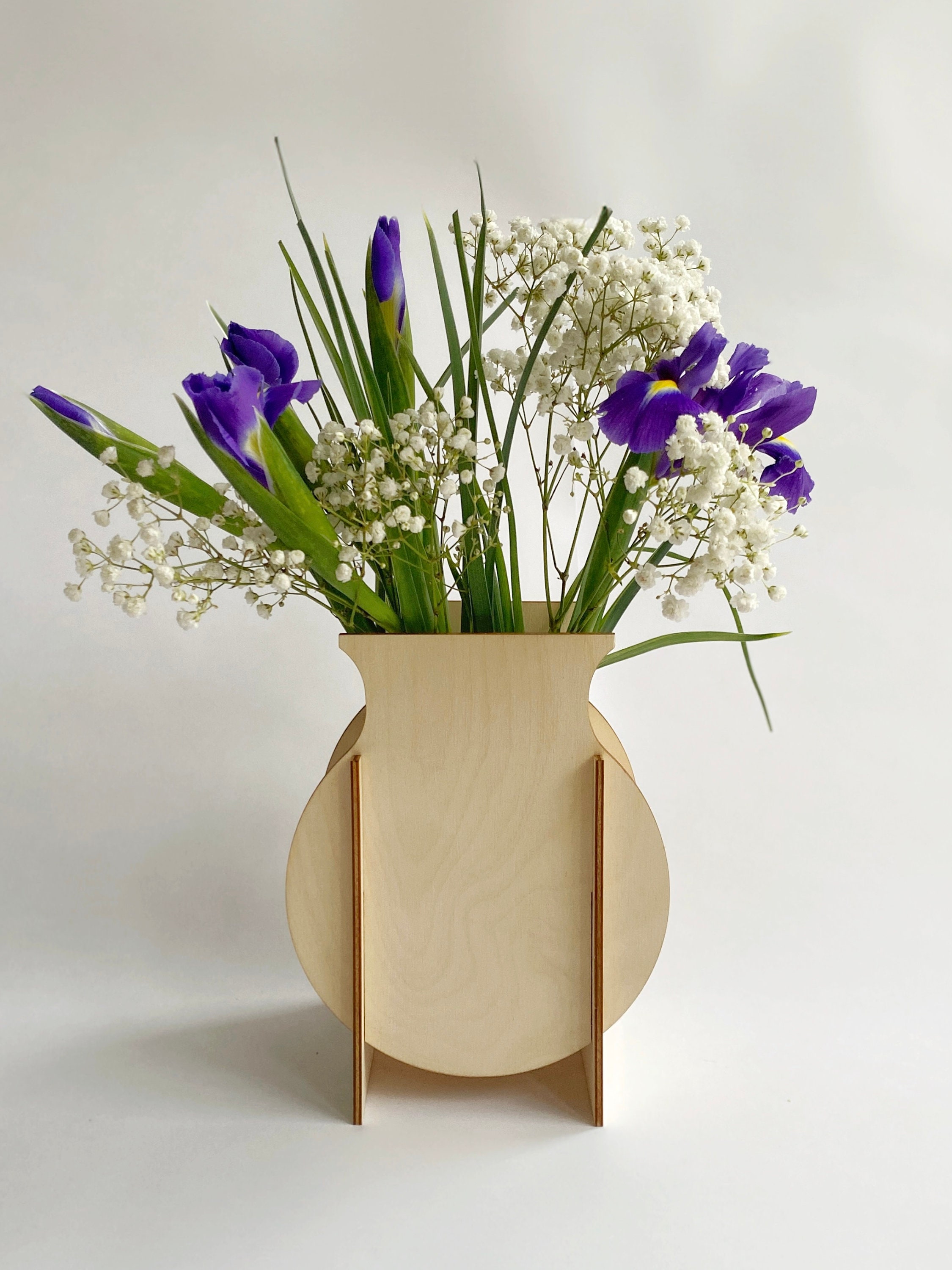 Flat Pack Vase Sustainable Birch Plywood - Etsy