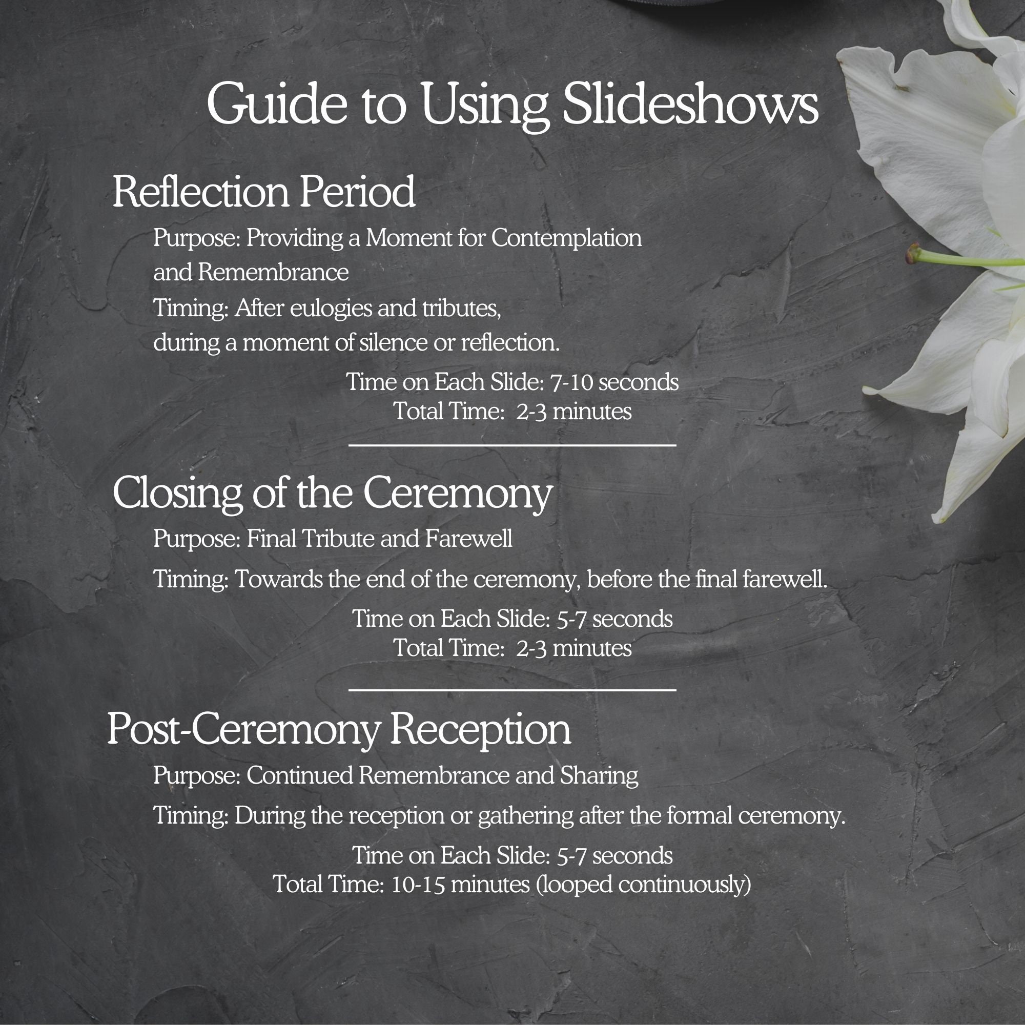 Cloud and Sky Funeral Slideshow Template for Memorial Service ...