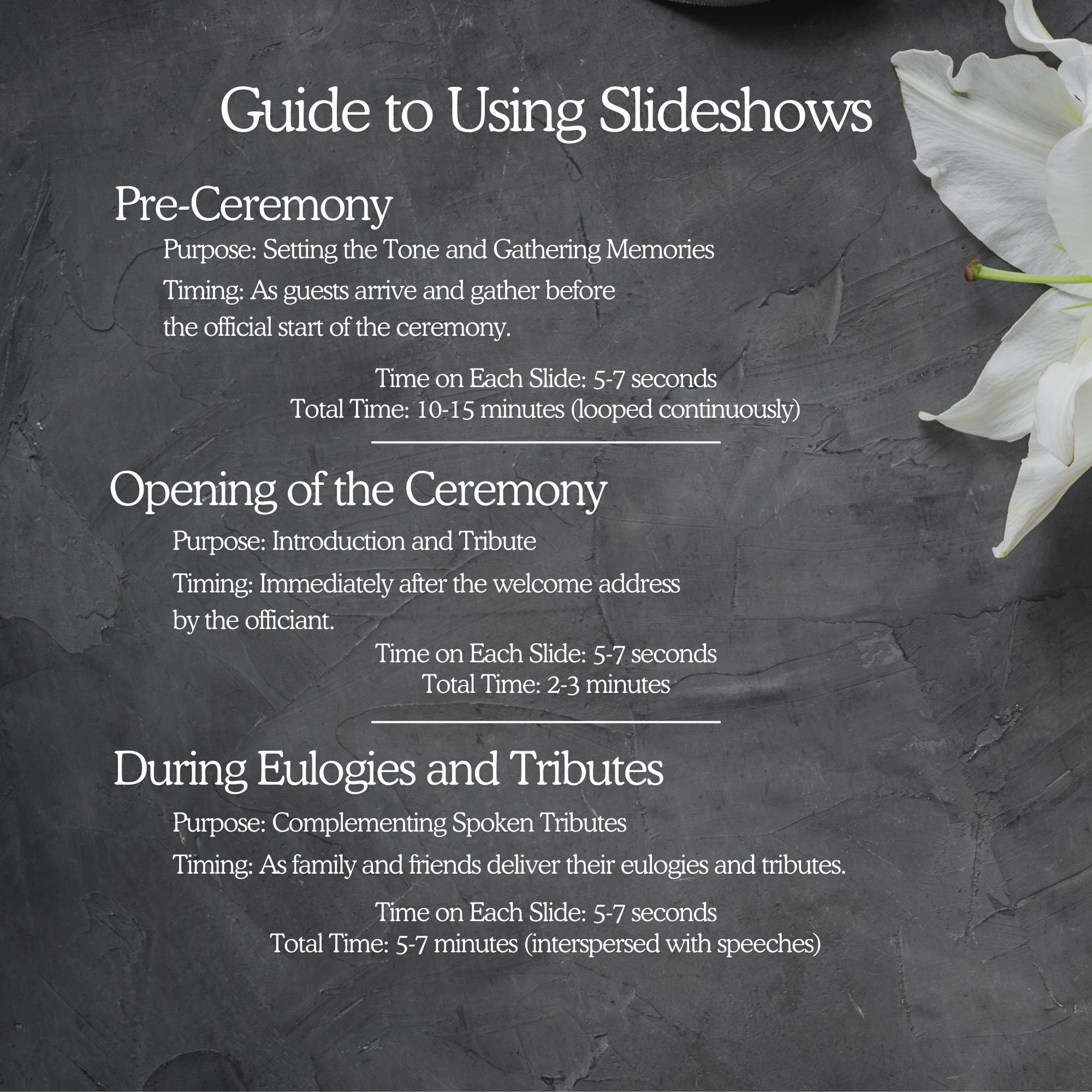 Cloud and Sky Funeral Slideshow Template for Memorial Service ...