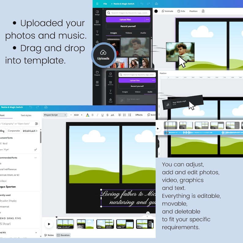 Beach Wedding Slideshow Presentation Animated Template Wedding ...