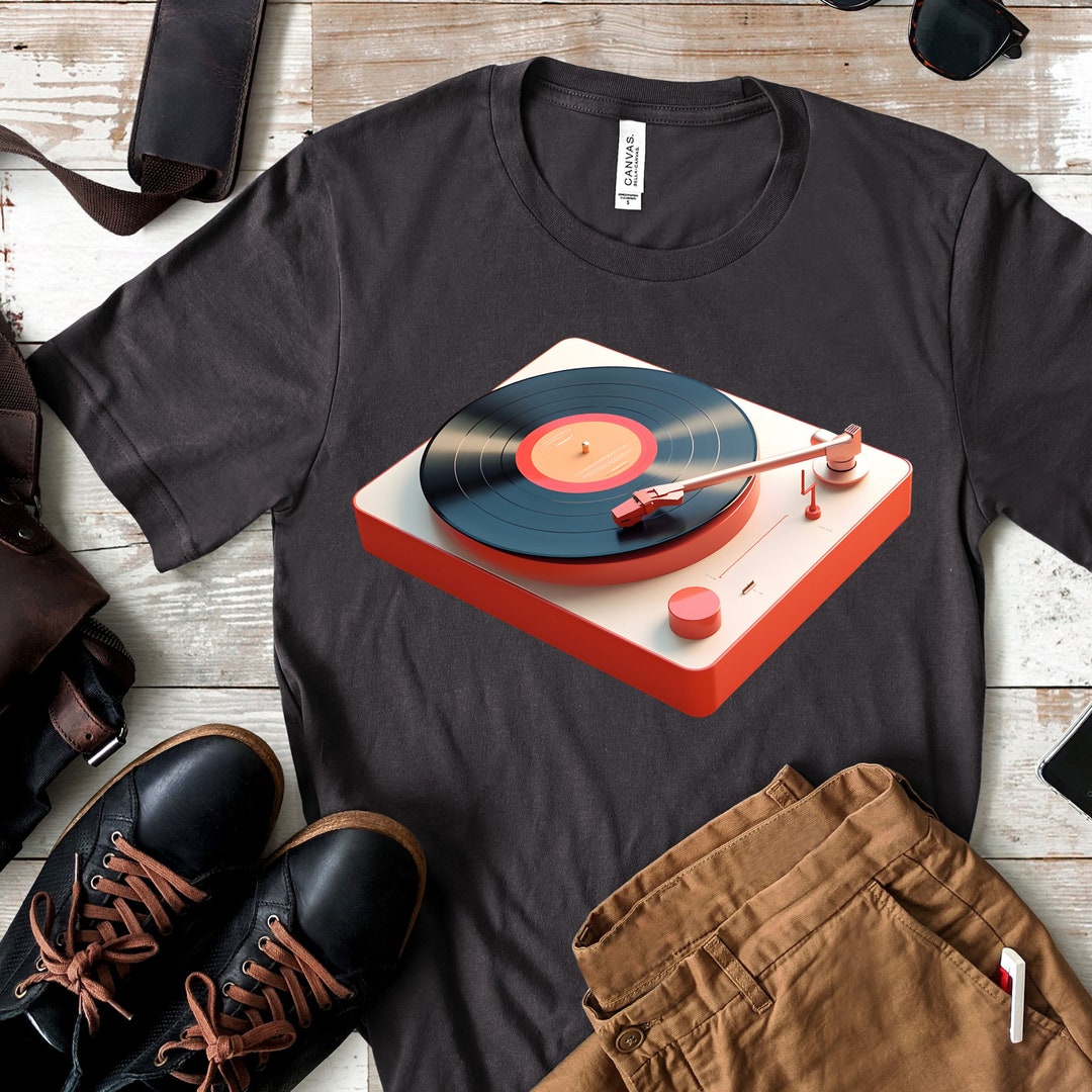 Retro Vinyl Turntable SVG Digital File - Etsy