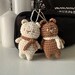 Cute Bear Keychain, Crochet Teddy Bear, Amigurumi Bear, Amigurumi ...