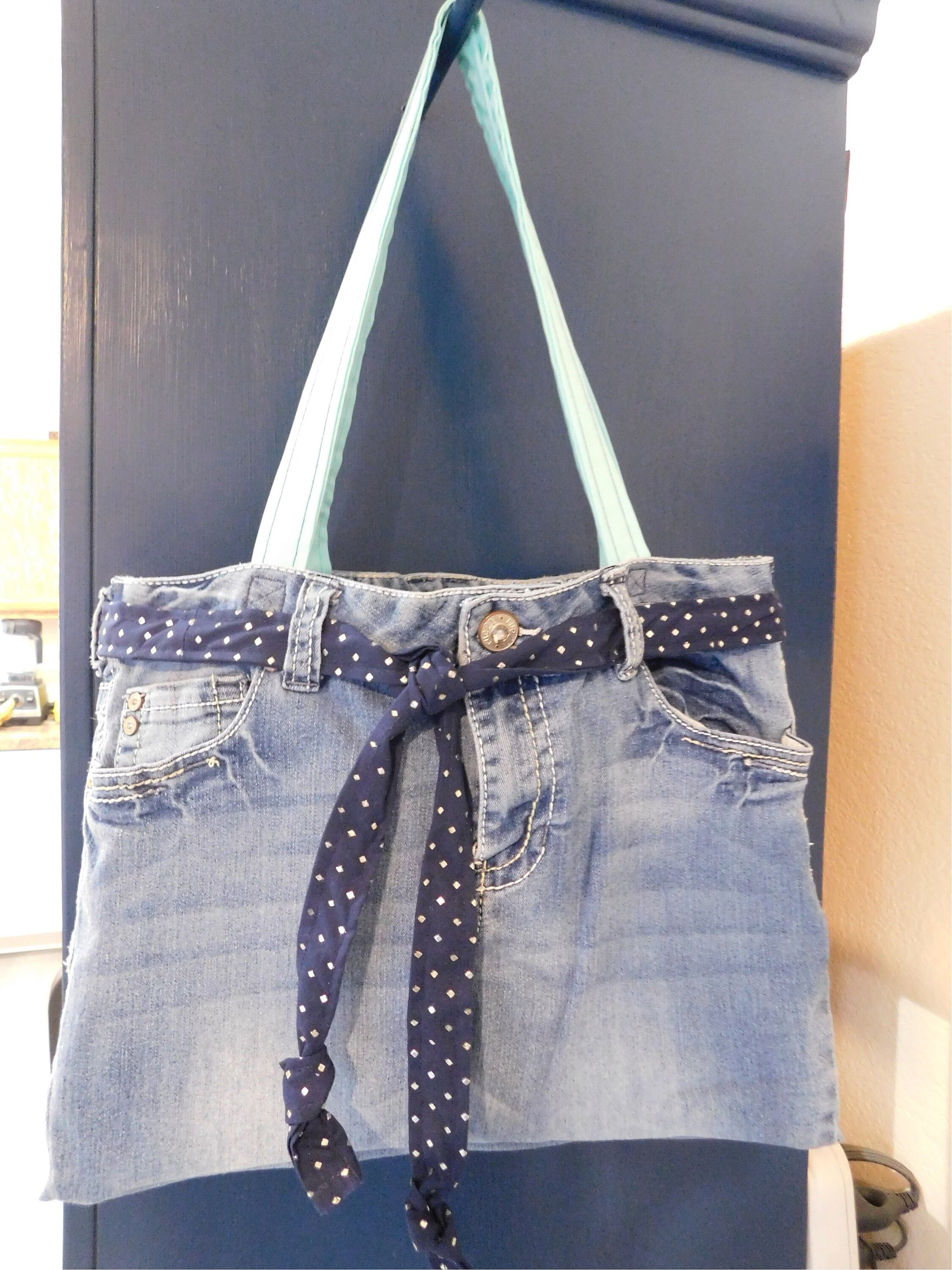Fabulous Handmade Denim Hand Bag! - Etsy