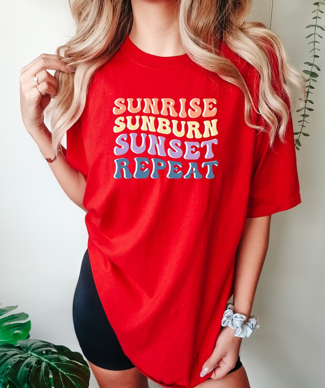 Sunrise Sunburn Sunset Repeat Shirt, Summer Season Hoodie for Women ...