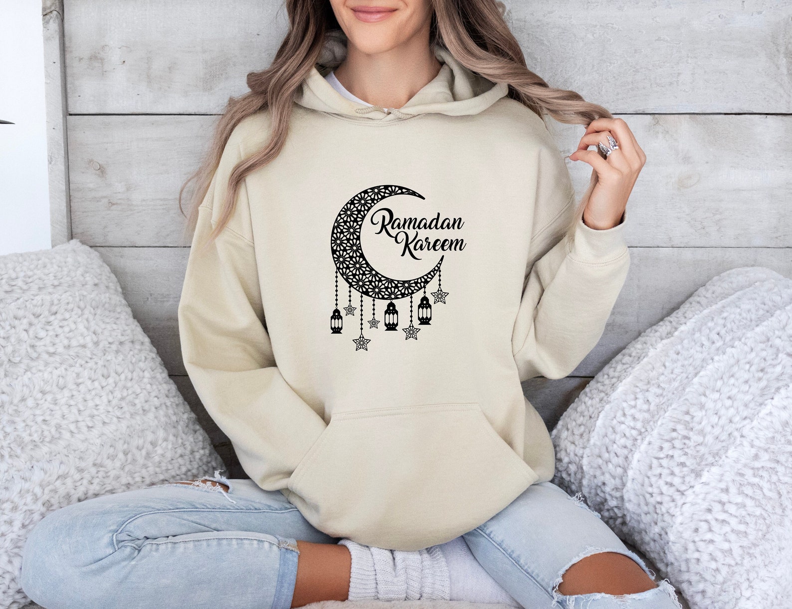 Ramadan Kareem Hoodie, Islamic Roof Ridge Month Sweatshirt, Ramadan ...