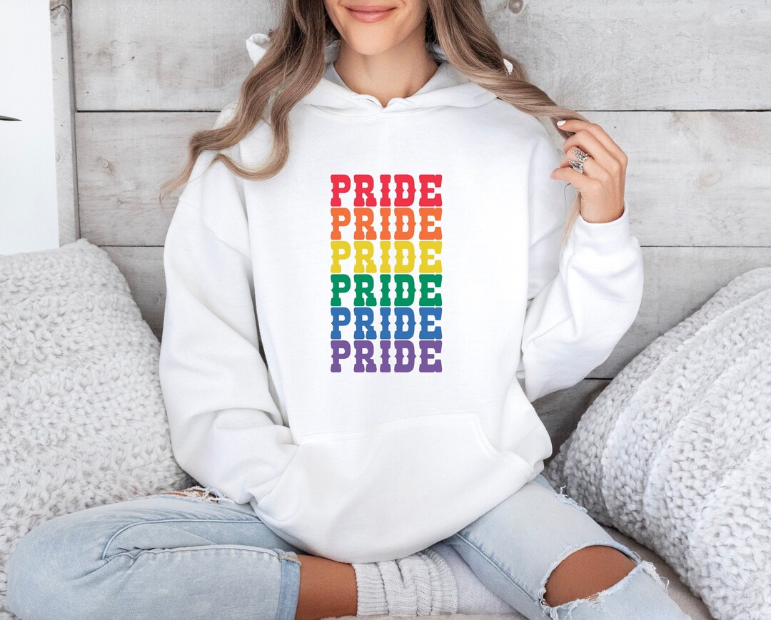 Pride Hoodie, Pride Month Shirt for Women, Queer Women Sweatshirt ...