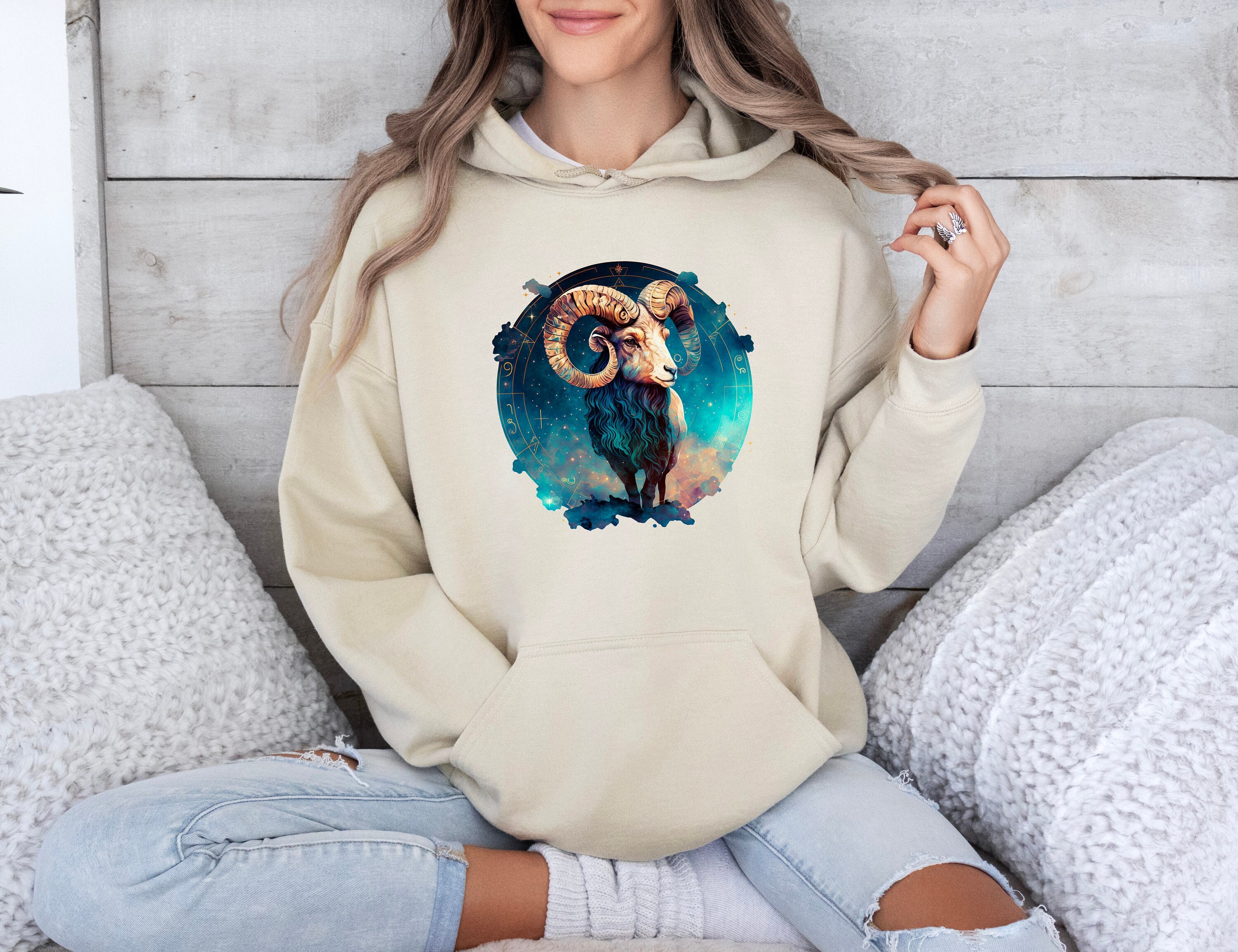 Aries Hoodie, Horoscope Sweatshirt, Zodiac Sweater, Birthday Shirt for ...