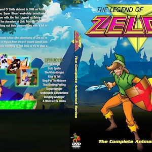 The Legend of Zelda Animated Series - Etsy