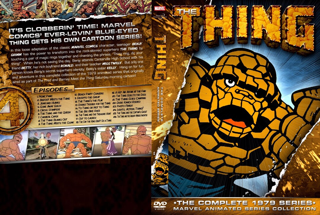 The Thing DVD Cartoon - Etsy