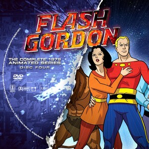 Flash Gordon 1979 Cartoon DVD (4 Disc Set) - Etsy