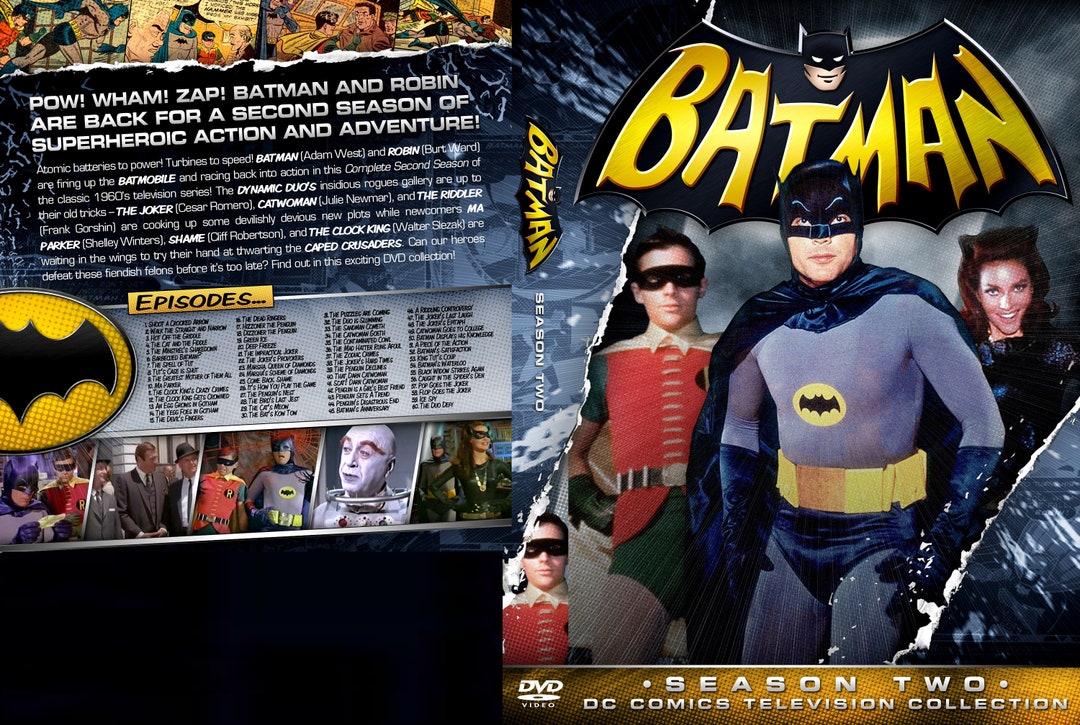 BATMAN the Complete TV Series DVD Season Two - Etsy