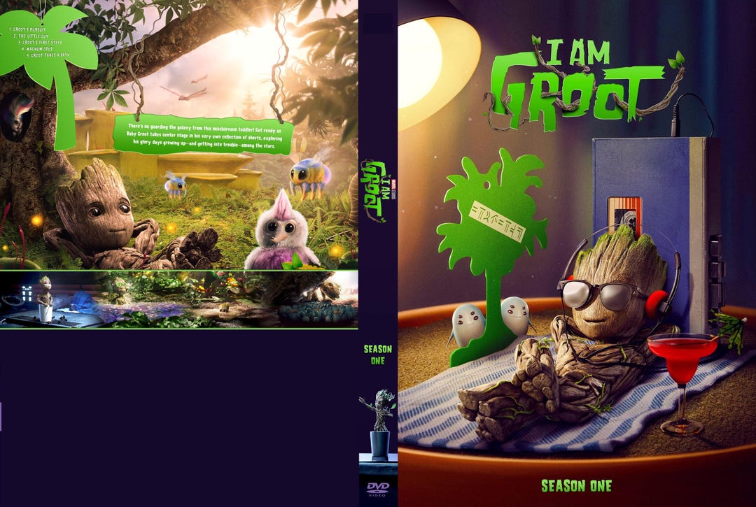 I Am Groot Animated Series Season One and Two - Etsy