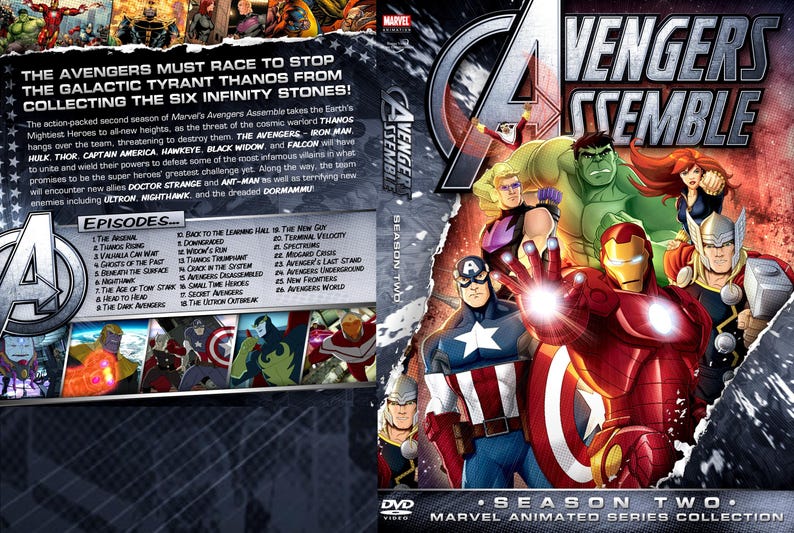 Avengers Assemble Season 2 Dvd 26 Episodes - Etsy