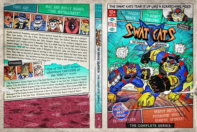 SWAT Kats: the Radical Squadron - Etsy