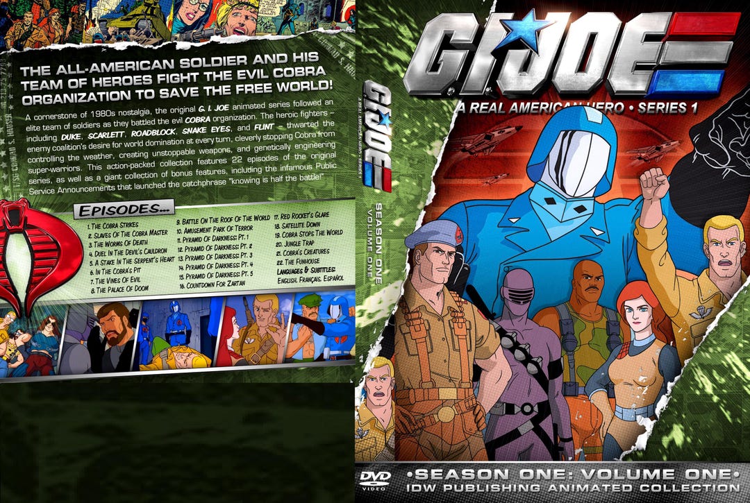 G.I. Joe: A Real American Hero Season One Volume One - Etsy