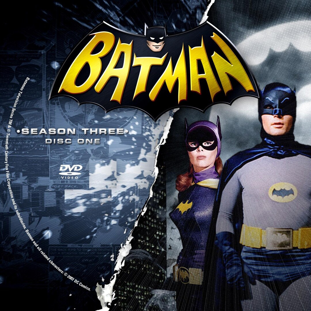 BATMAN the Complete TV Series DVD Season Three - Etsy
