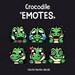 6x Crocodile Emotes /twitch Emotes / Discord Emotes / Cute Crocodile ...