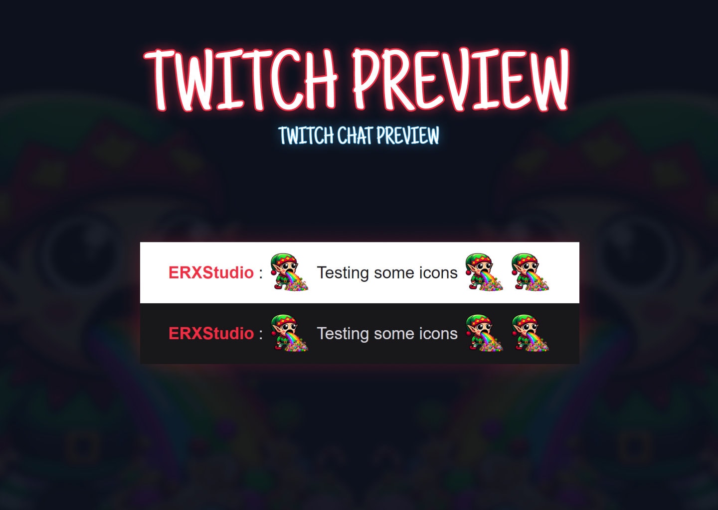 Amazed Elf Twitch Emote Discord Emote Christmas Characters Cute ...