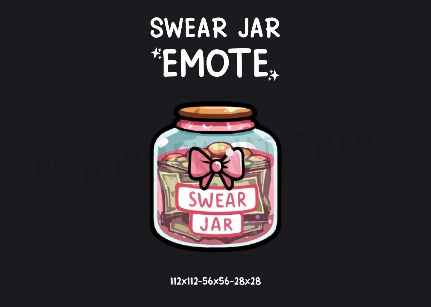 Swear Jar Emote for Twitch and Discord, Emotes, Twitch, Money Emotes ...